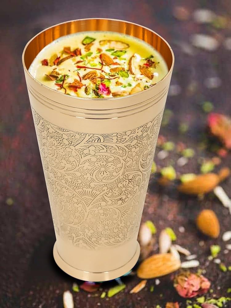 Brass Lassi Glass - KVR Art Villa
